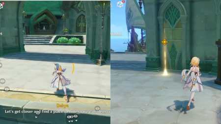 How to follow the Fatui soldiers & hide in Wakala Funduq in Genshin ...