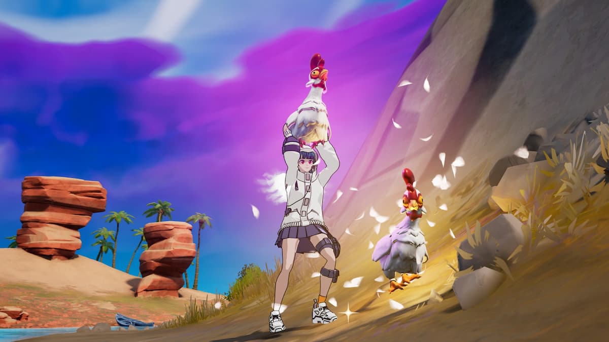How to deal damage with a chicken peck in Fortnite | Pro Game Guides