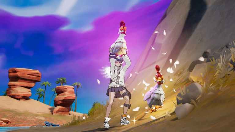 How to deal damage with a chicken peck in Fortnite | Pro Game Guides