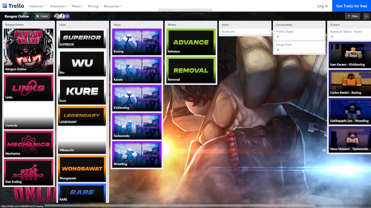 Kengun Online Trello and Discord Links | Pro Game Guides