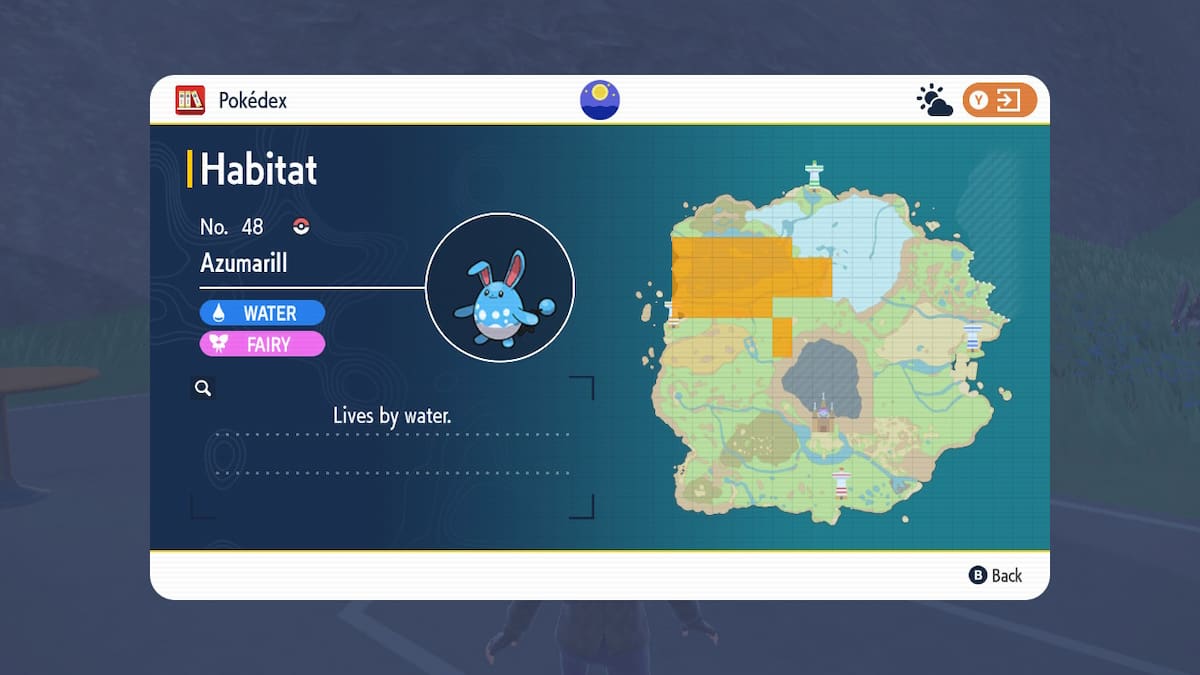 Where find Azumarill in Pokémon Scarlet & Violet | Pro Game Guides