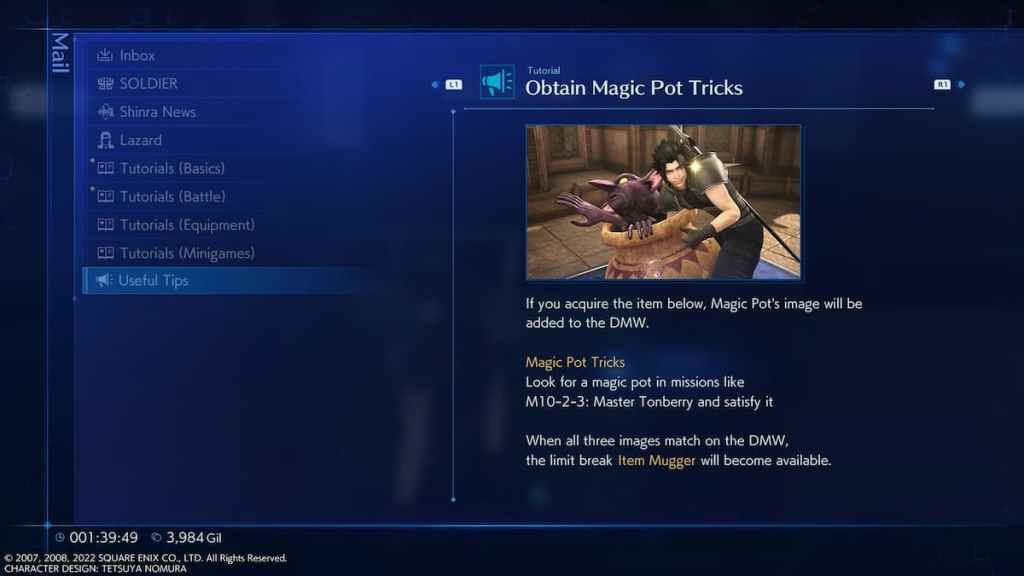 How to get the Magic Pot Summon in Crisis Core | Pro Game Guides