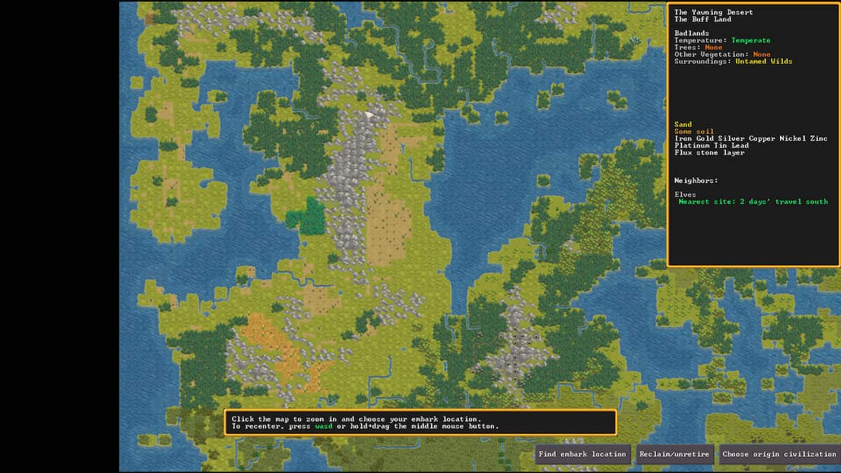 Dwarf Fortress best places to embark and settle | Pro Game Guides