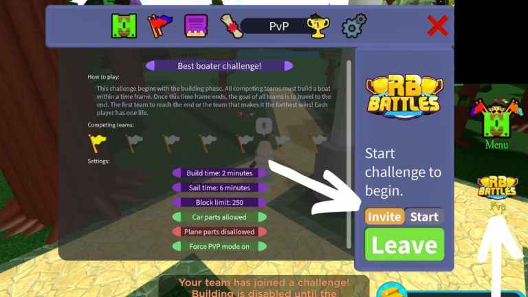 How to get the RB Battles Challenge badge in Build A Boat For Treasure – Roblox | Pro Game Guides