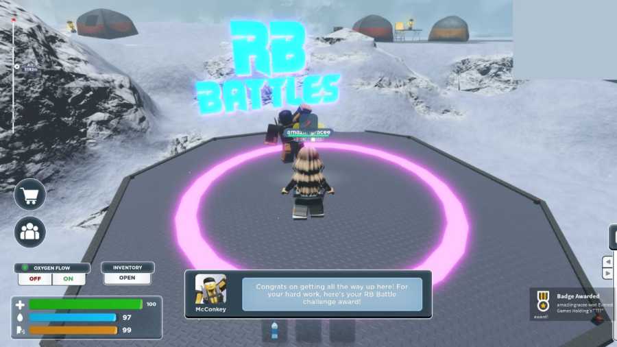 How to get the RB Battles Challenge badge in Mt. Everest Climbing Roleplay - Roblox | Pro Game ...