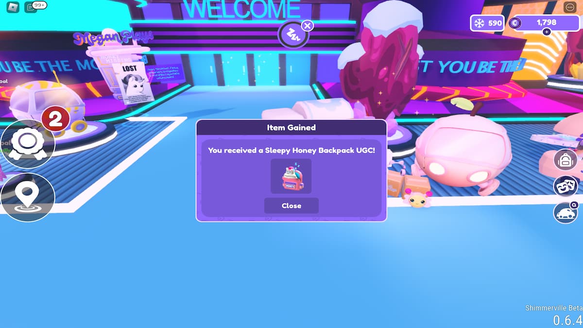 How to get the free Sleepy Honey The Unicorn Backpack avatar item in ...