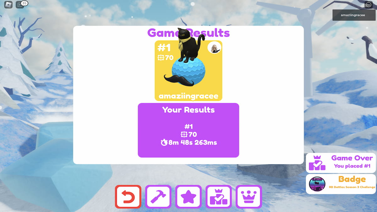 How to get the RB Battles Season 3 Challenge badge in Super Golf ...