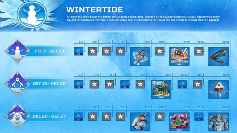 Apex Legends Wintertide Event free reward track | Pro Game Guides