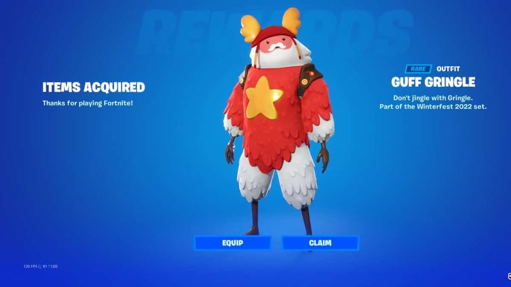 How to get Christmas Guff Gringle Skin for free in Fortnite | Pro Game ...