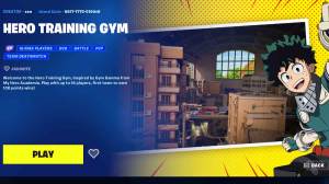 Fortnite MHA Hero Training Gym code | Pro Game Guides