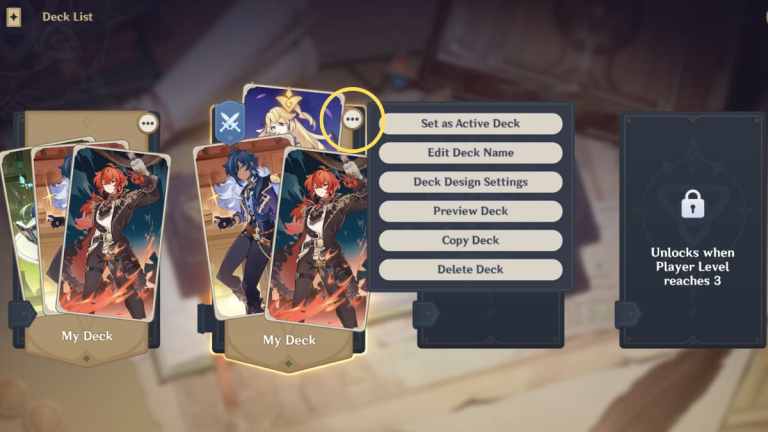 How to change your deck in Genshin Impact Genius Invokation TCG | Pro ...