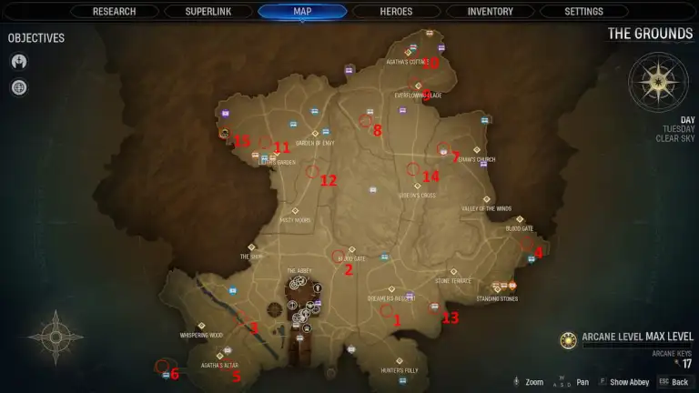 All 15 Abbey Haven Locations in Marvel's Midnight Suns | Pro Game Guides