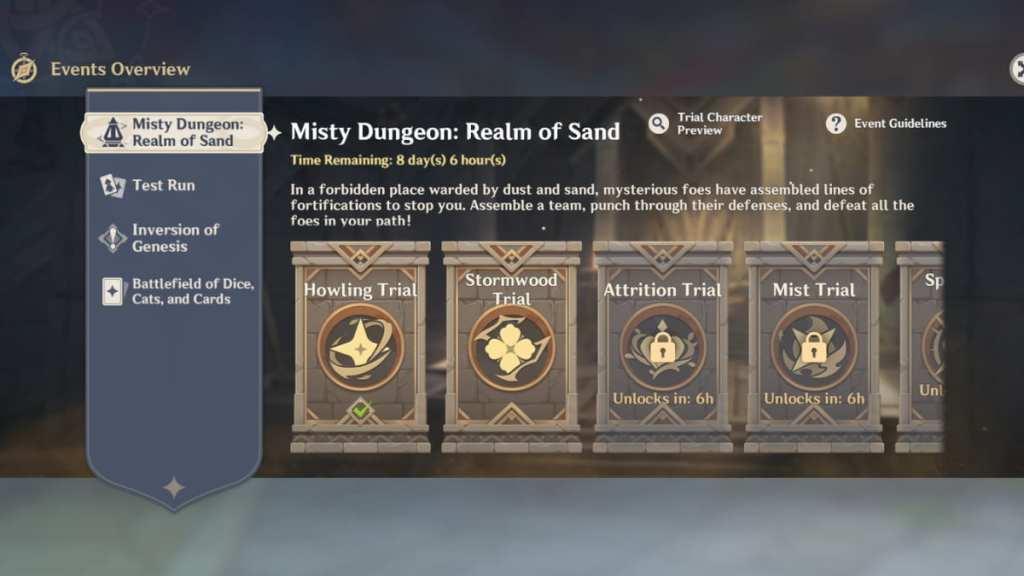 Genshin Impact Misty Dungeon Realm of Sand event guide | Pro Game Guides