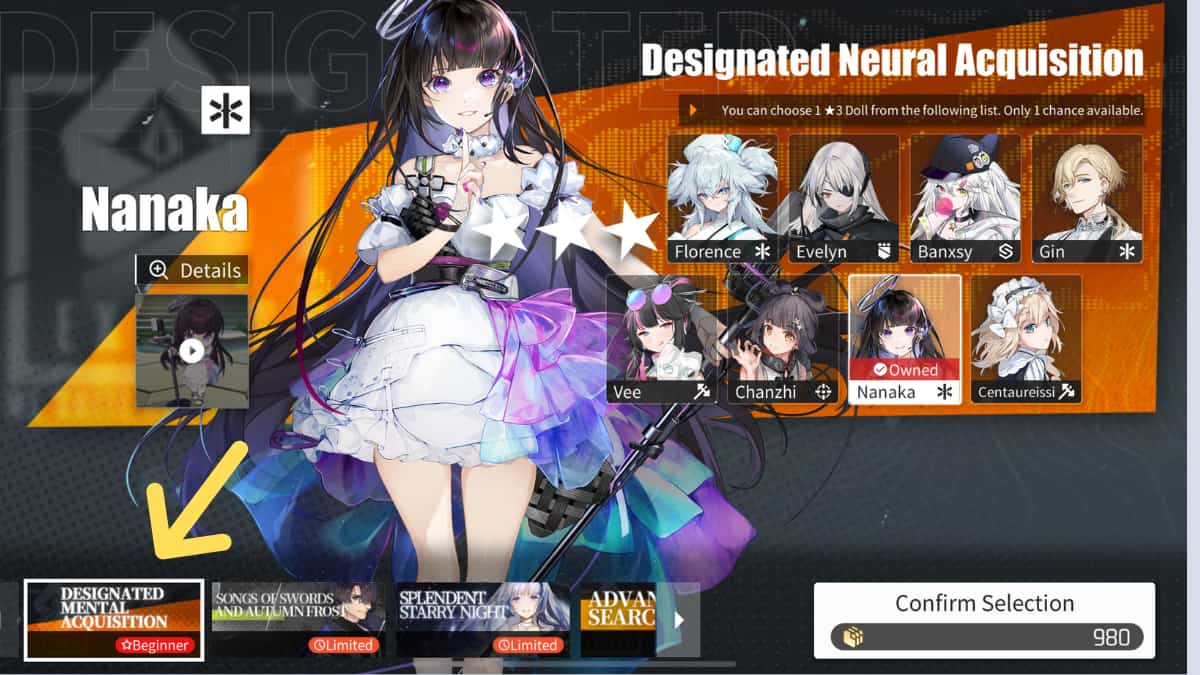 Best Dolls to pick from the beginner 3-star selector in Neural Cloud ...