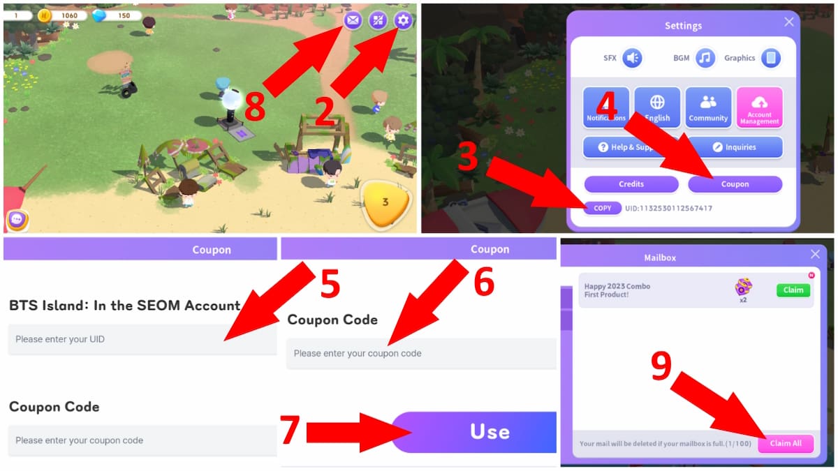 BTS Island: In the SEOM Codes | Pro Game Guides