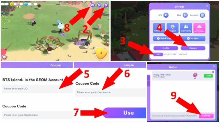 BTS Island: In the SEOM Codes - Pro Game Guides