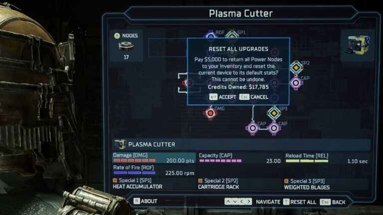 Can you reset Nodes on weapons and suits in Dead Space Remake? | Pro ...