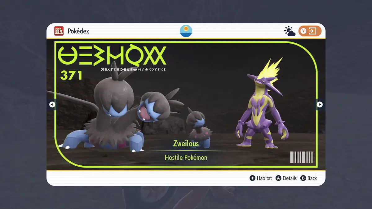 What is Zweilous's evolution level in Pokémon Scarlet & Violet? | Pro ...