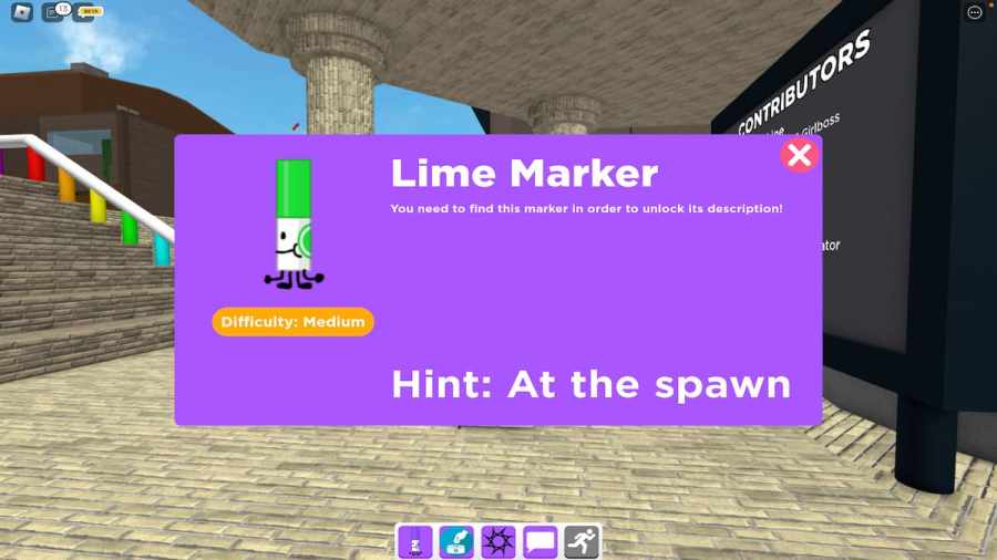How to get the Lime Marker in Find the Markers - Roblox | Pro Game Guides