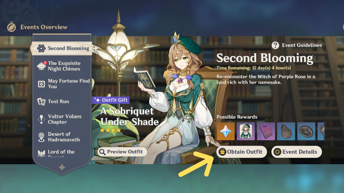 How to get Lisa's A Sobriquet Under Shade skin in Genshin Impact | Pro ...