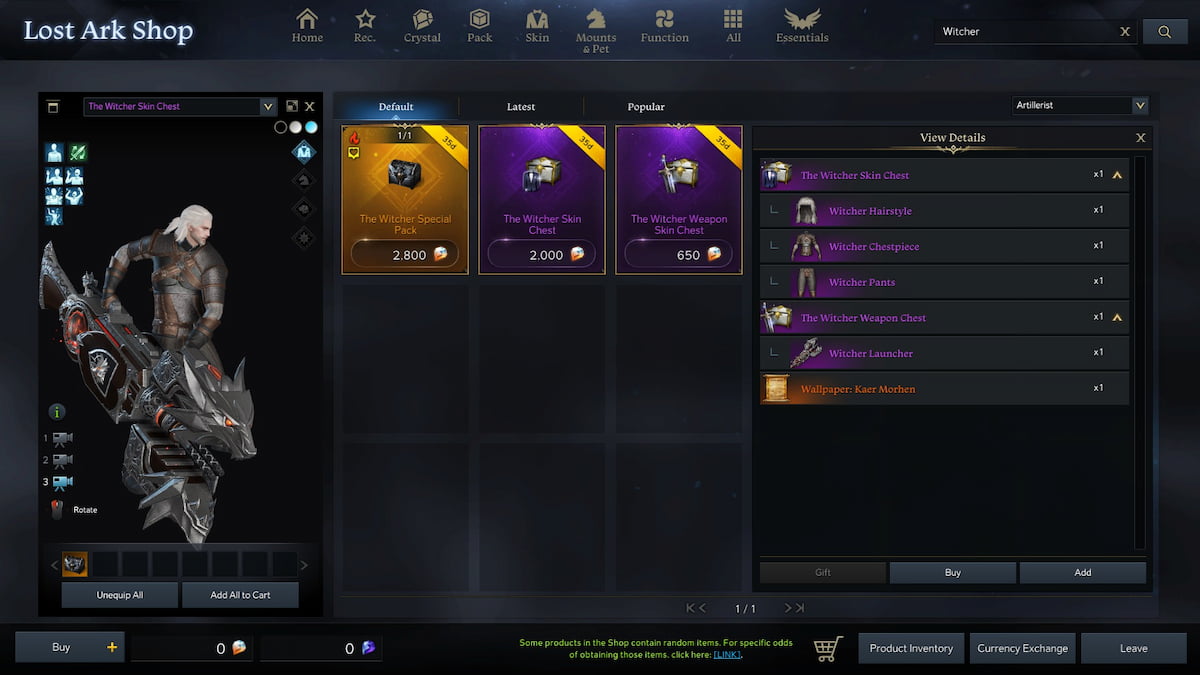 All Witcher Cosmetics in Lost Ark (and How to Get Them) | Pro Game Guides