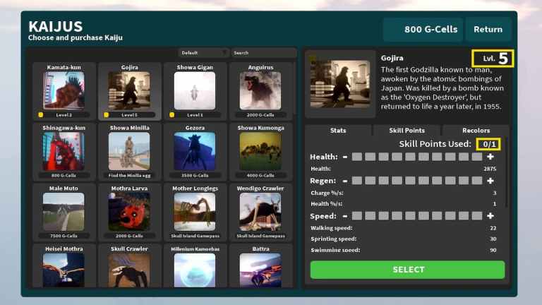 How to unlock Skill Points in Kaiju Universe - Roblox | Pro Game Guides