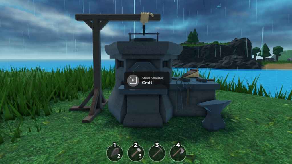 How to get steel in The Survival Game - Roblox | Pro Game Guides