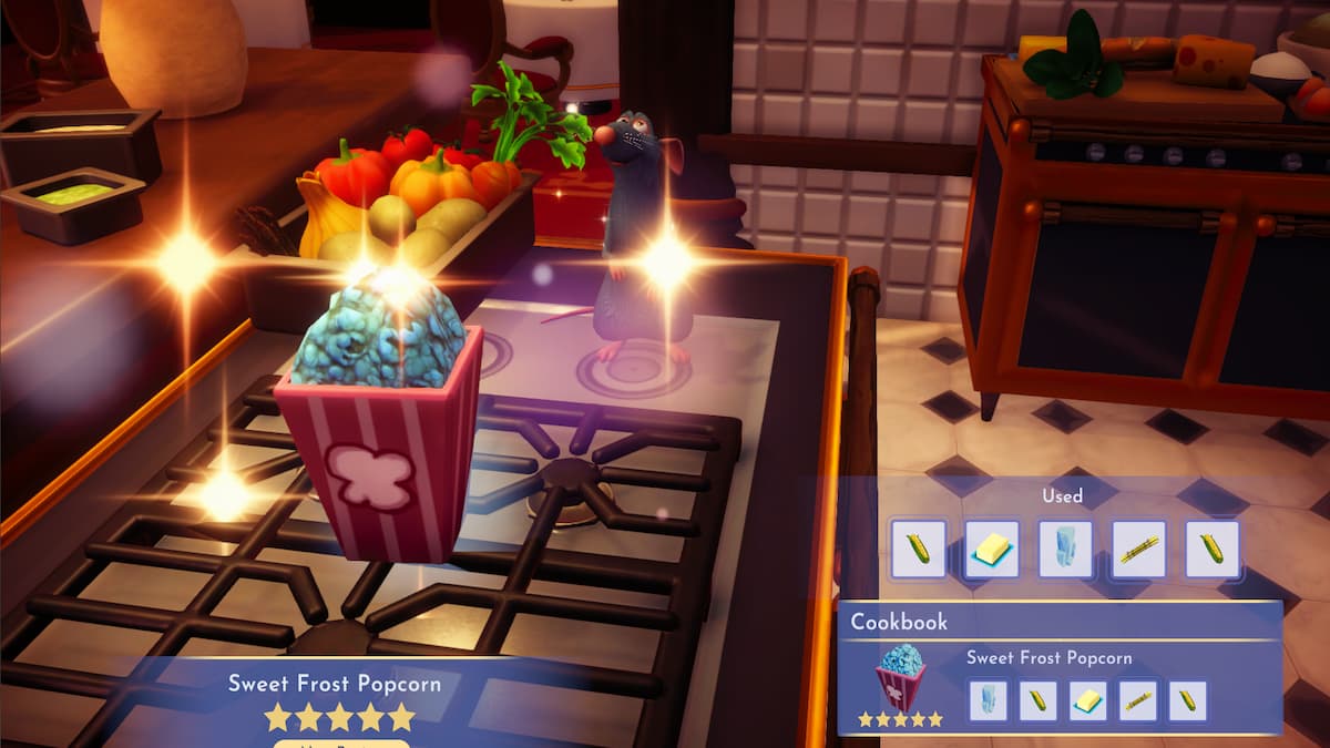 How to make Sweet Frost Popcorn in Disney Dreamlight Valley | Pro Game ...