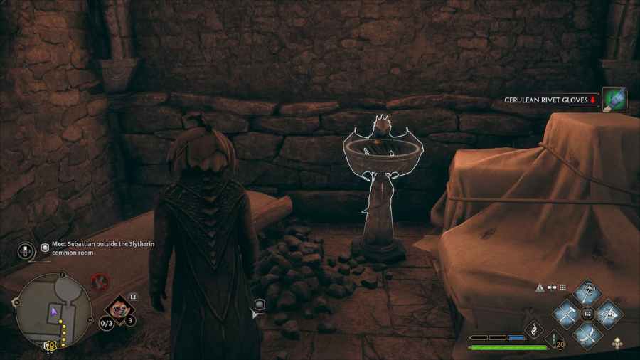 What to do at the Dragon Statue Bowls in Hogwarts Legacy | Pro Game Guides