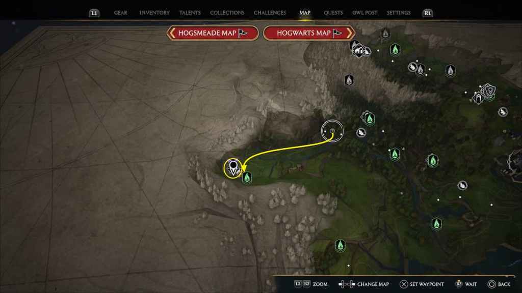 Hogwarts Legacy - The Tale of Rowland Oakes Walkthrough & Map Location ...