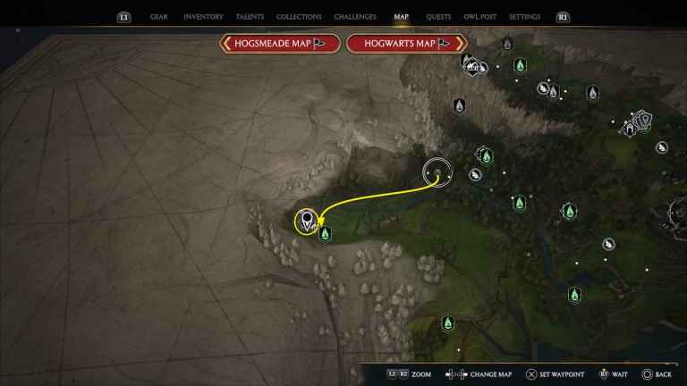 Hogwarts Legacy - The Tale of Rowland Oakes Walkthrough & Map Location ...