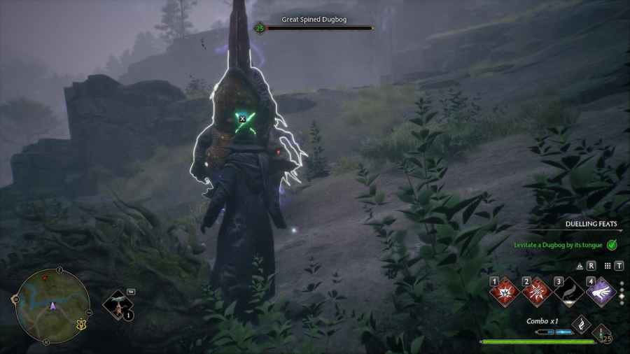 How to Levitate a Dugbog by its tongue in Hogwarts Legacy (Dueling Feat ...