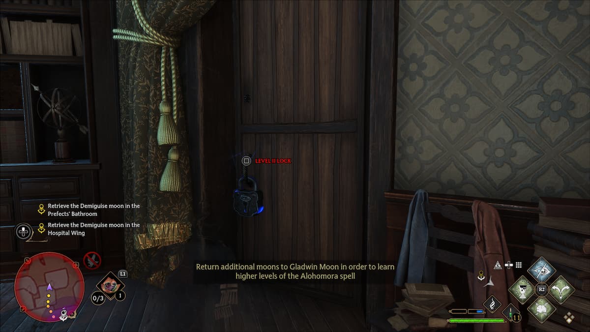 When do you unlock Alohomora (level 1 lock) in Hogwarts Legacy? | Pro Game Guides