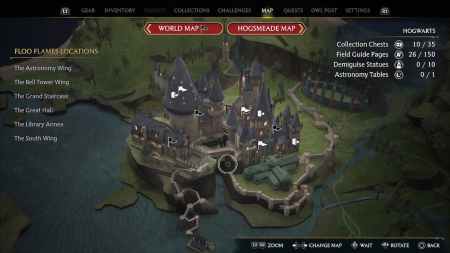 All Hogwarts Legacy Map Icons, Explained