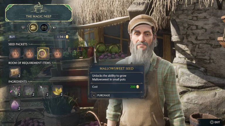 How to get Mallowsweet Leaves for Merlin's Trials in Hogwarts Legacy ...