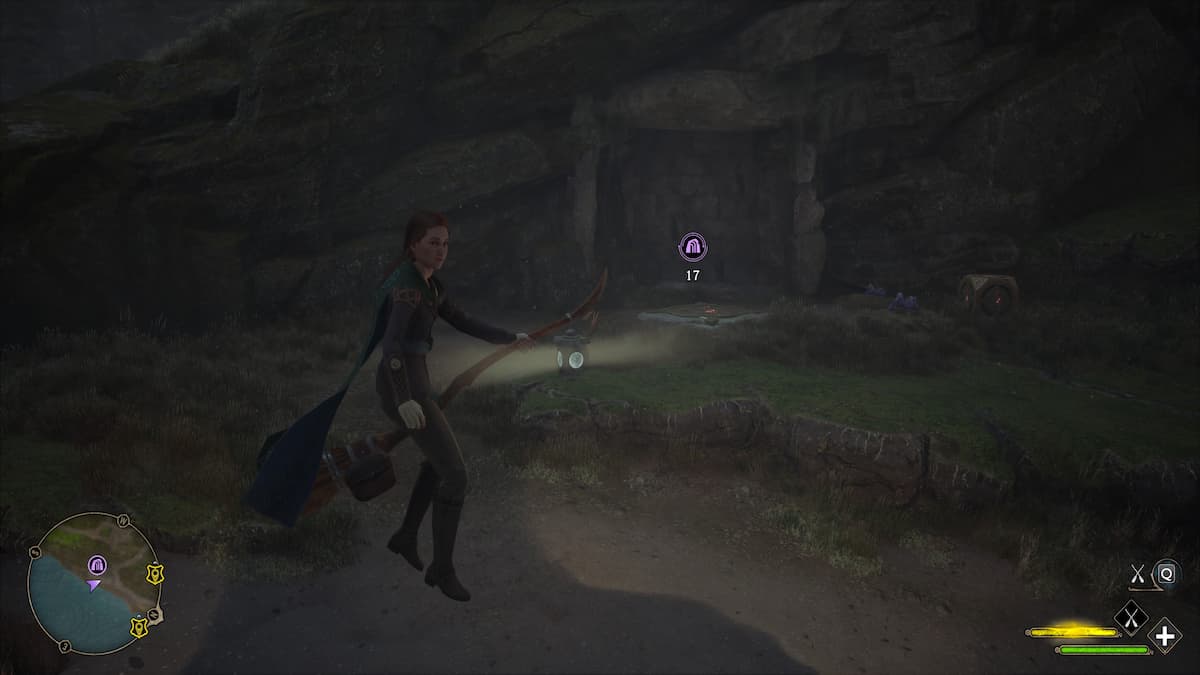 How to enter treasure vaults with the leaf/feather symbol in Hogwarts ...