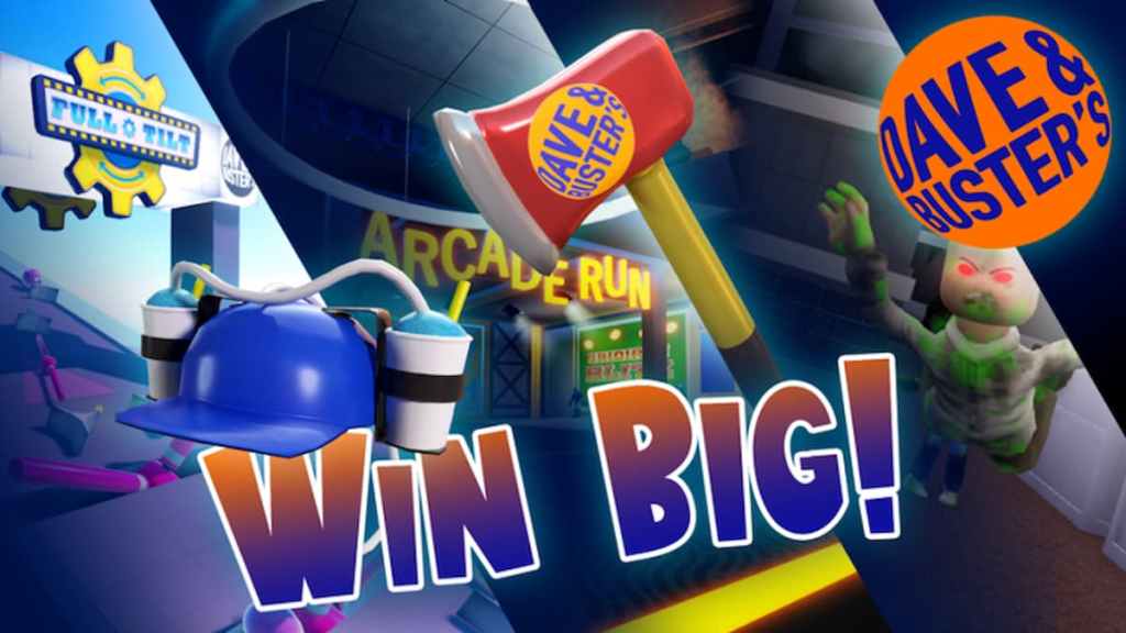 How to get all free items in DAVE & BUSTER’S WORLD - Roblox | Pro Game ...