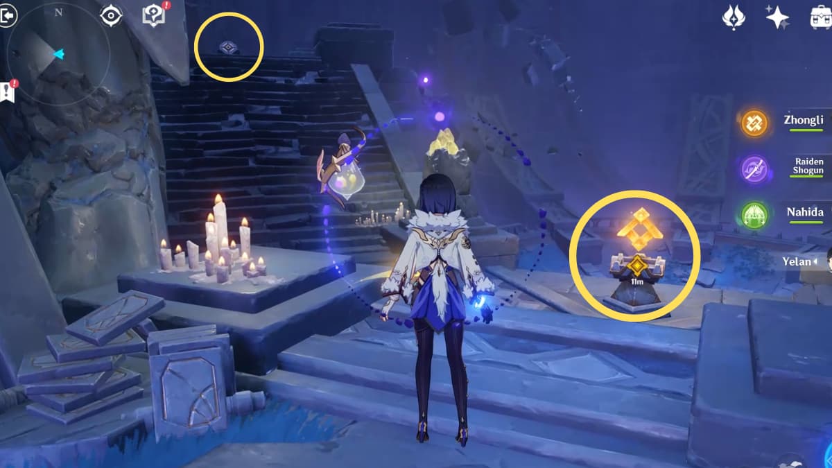 Genshin Impact A Lamenter at Fate's End Unknown Sanctuary walkthrough ...