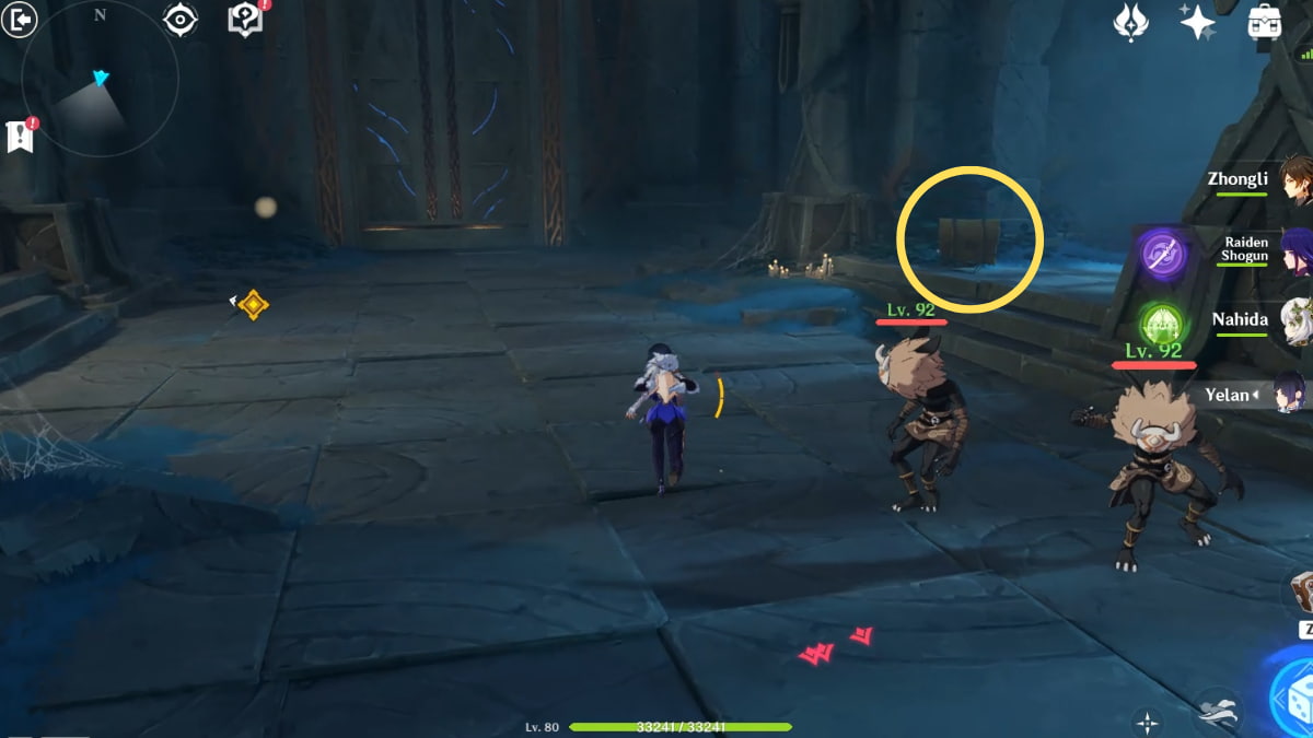 Genshin Impact A Lamenter at Fate's End Unknown Sanctuary walkthrough ...