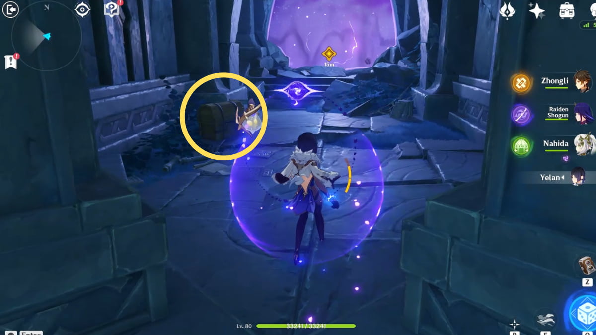 Genshin Impact A Lamenter at Fate's End Unknown Sanctuary walkthrough ...