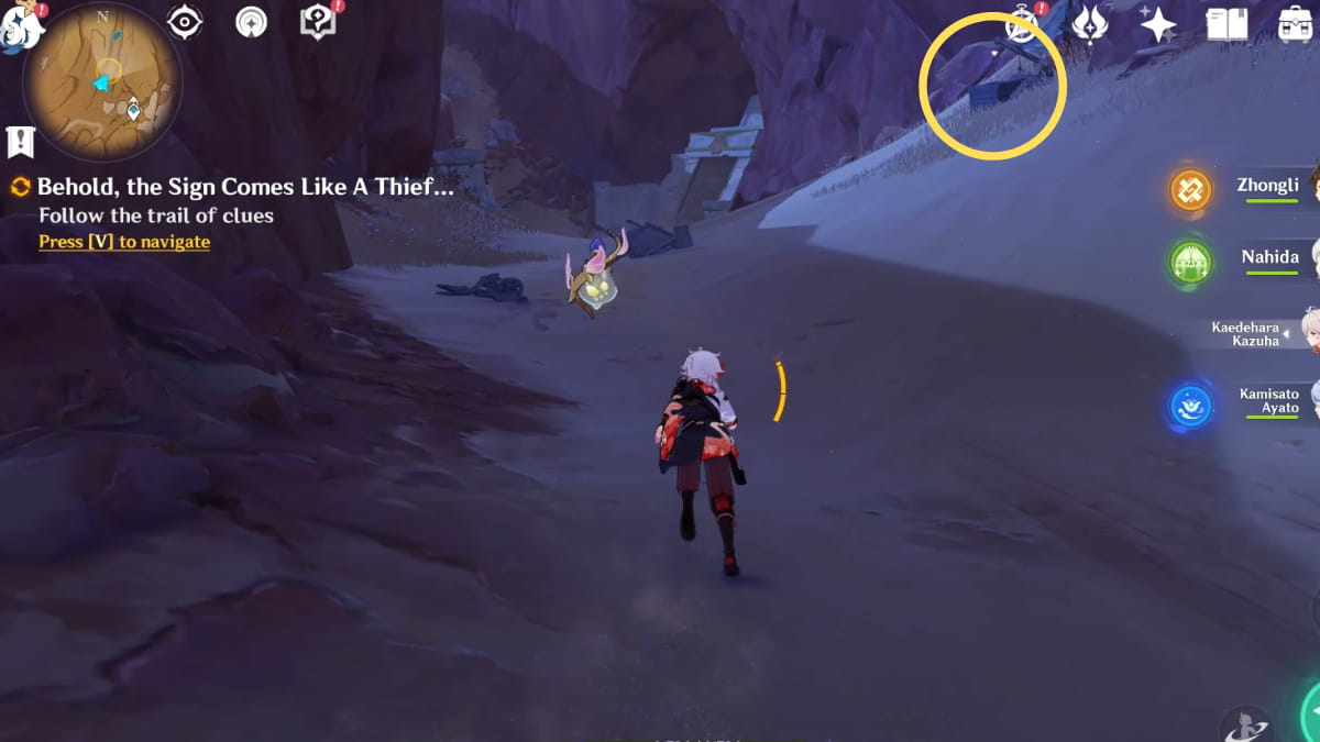 Genshin Impact Behold, the Sign Comes Like A Thief… World Quest guide ...