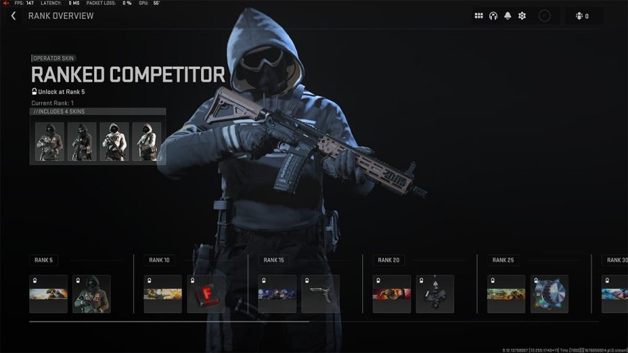 How to get Ranked Play Skins in MW2