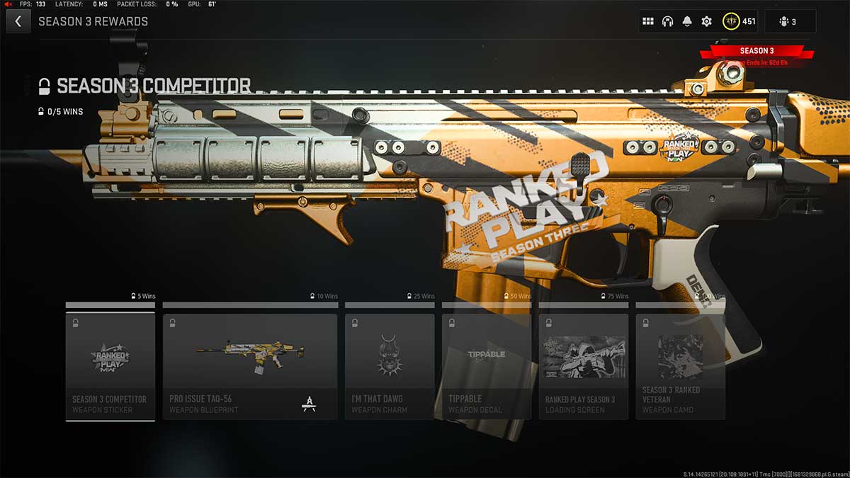 All Ranked Play Rewards in Modern Warfare 2 Season 3 | Pro Game Guides