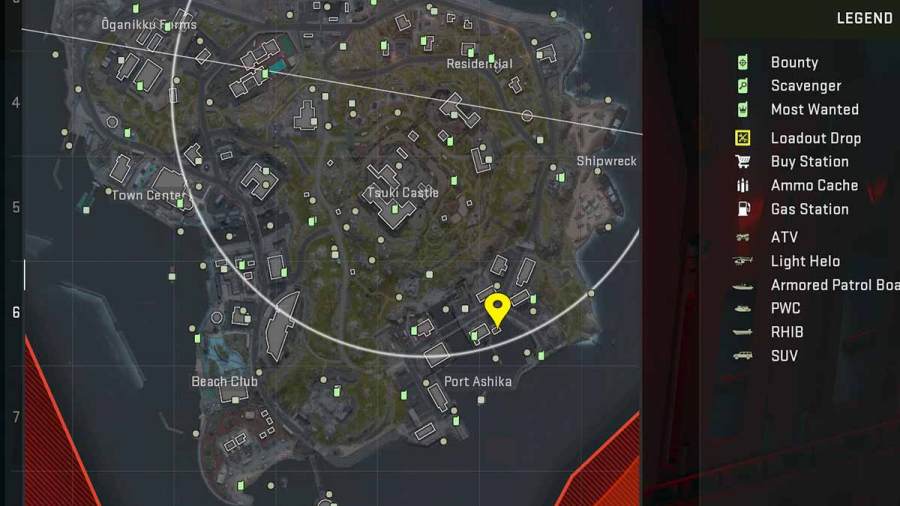 Where to use Main Harbor Control Key in DMZ | Pro Game Guides