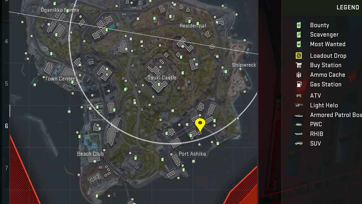 Where to use Main Harbor Control Key in DMZ - Pro Game Guides