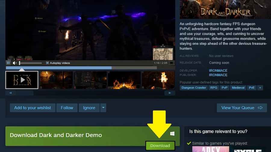 How to download Dark and Darker - Pro Game Guides
