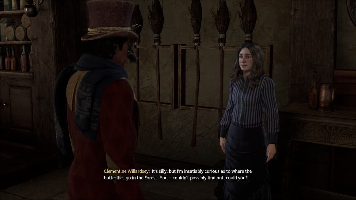 Where to find the butterflies in the forbidden forest in Hogwarts Legacy (Follow the Butterflies ...
