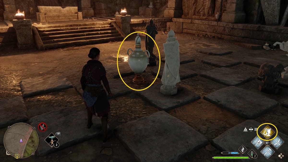 How to solve the chess puzzle in the treasure vault on Poidsear Coast in Hogwarts Legacy | Pro ...