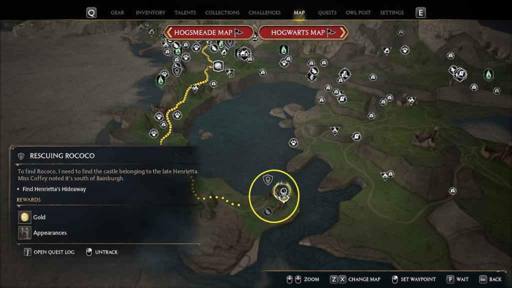 How to find Rococo in Hogwarts Legacy | Pro Game Guides