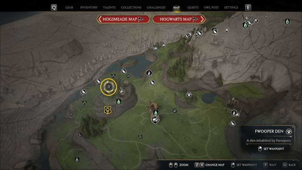 Where to find Fwooper Dens in Hogwarts Legacy | Pro Game Guides
